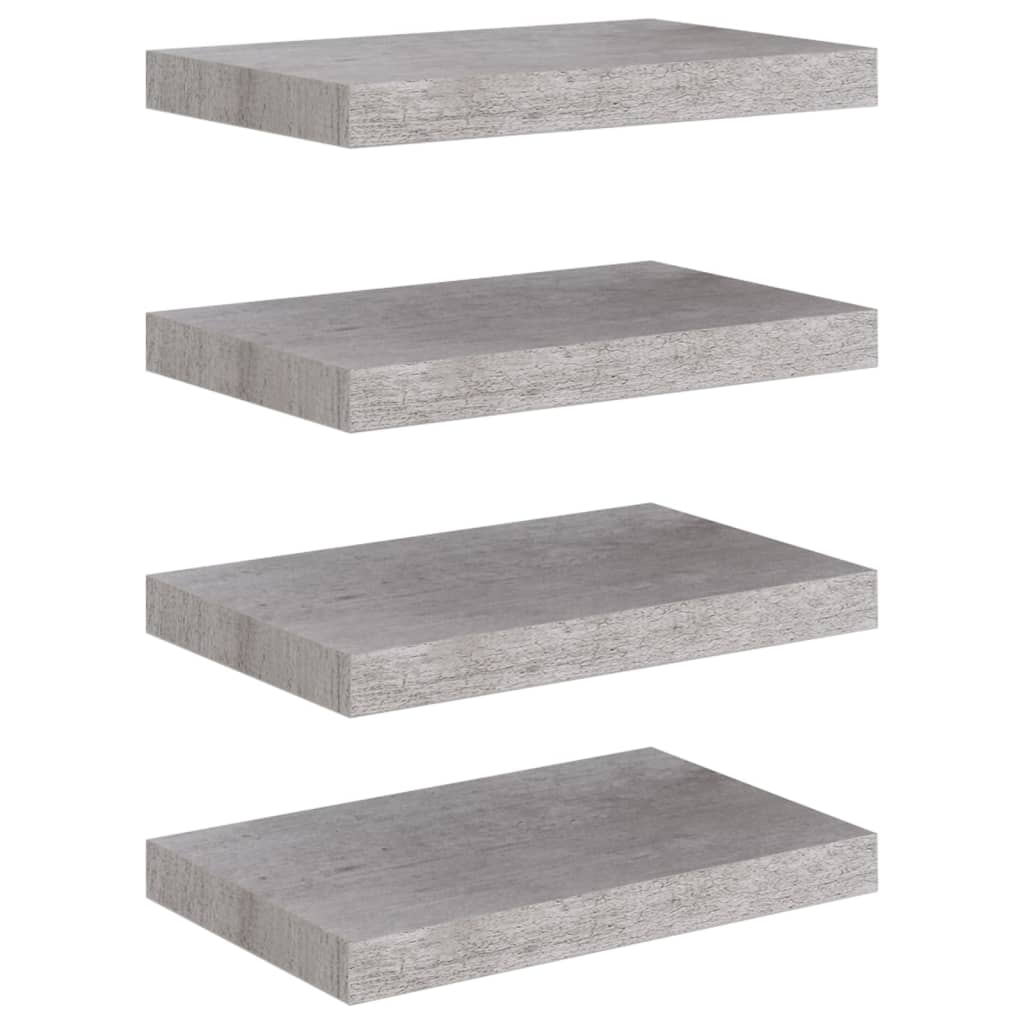 cement floating shelf