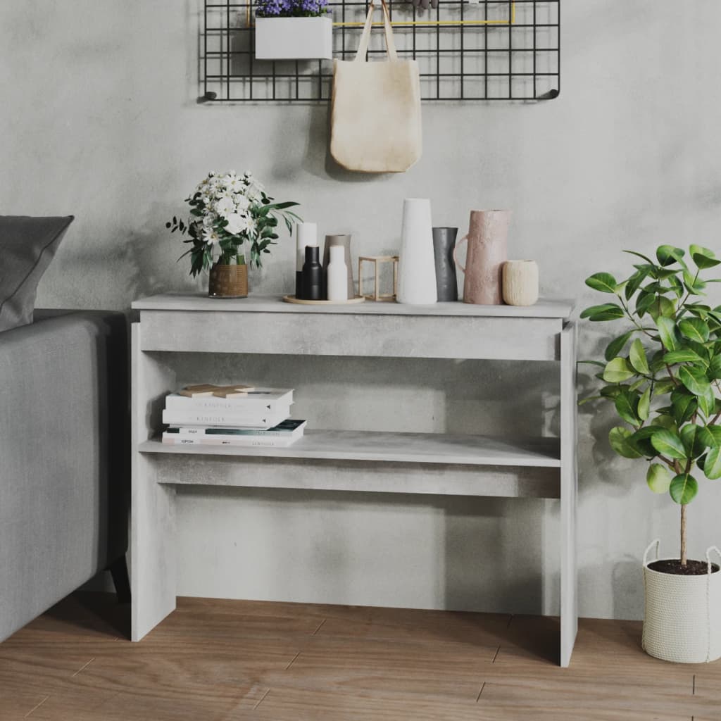 Concrete Entryway Tables Concrete Console Tables Stylish & Durable